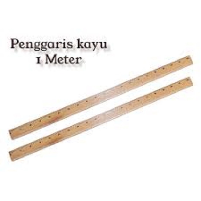 PENGGARIS KAYU 1 METER | SIPLah
