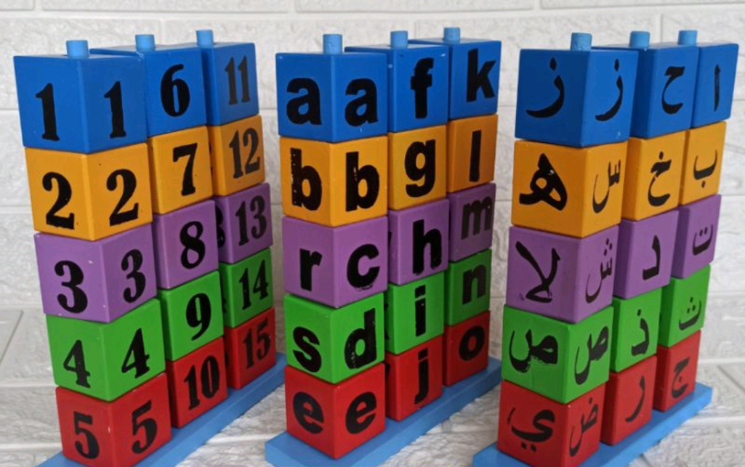 APE MENARA BALOK HURUF ABJAD | SIPLah