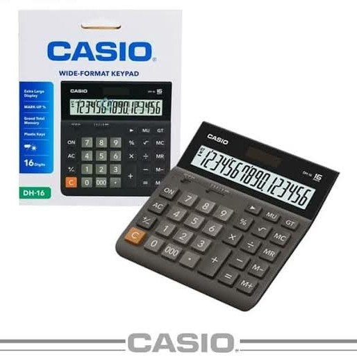 Kalkulator Casio DH 16 Digit | SIPLah