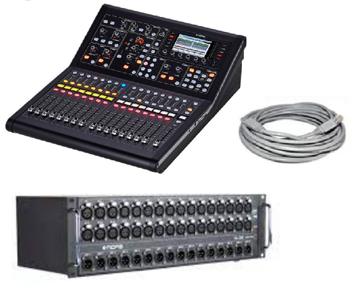 Midas M32 LIVE Digital Mixer + Paket DL32 + Cable Cat6 75m | SIPLah