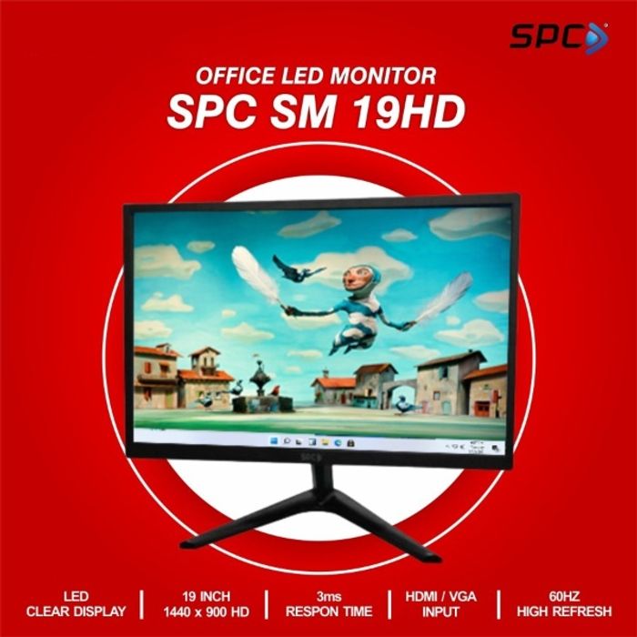 SPC MONITOR LED SM-19HD 19 inch HDMI VGA | SIPLah
