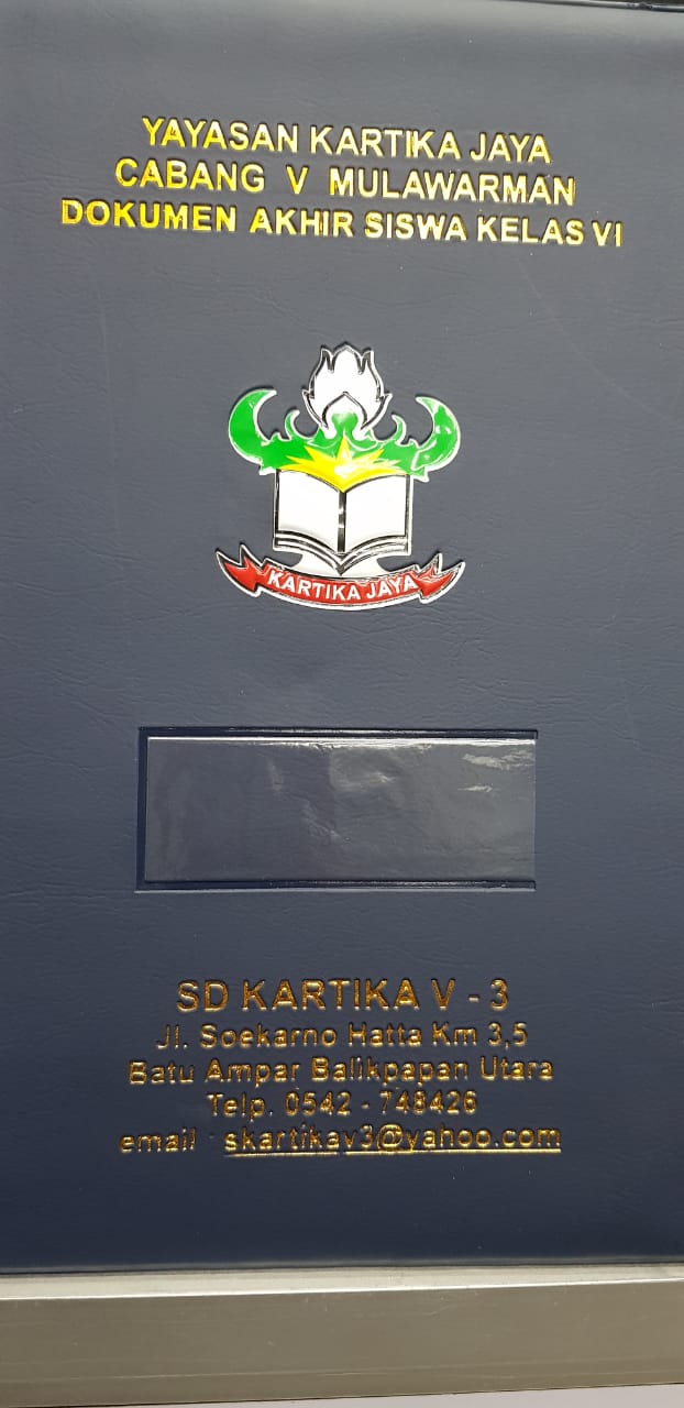 MAP RAPOT EMBOS VINIL / SAMPUL RAPOT | SIPLah