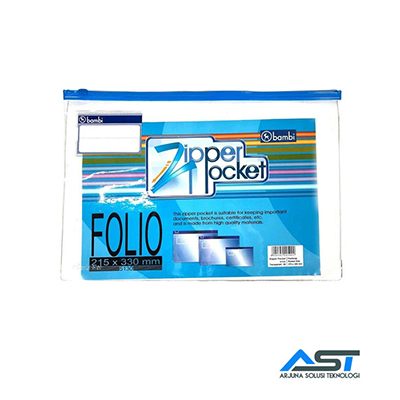 Bambi Map Zipper Folio | SIPLah