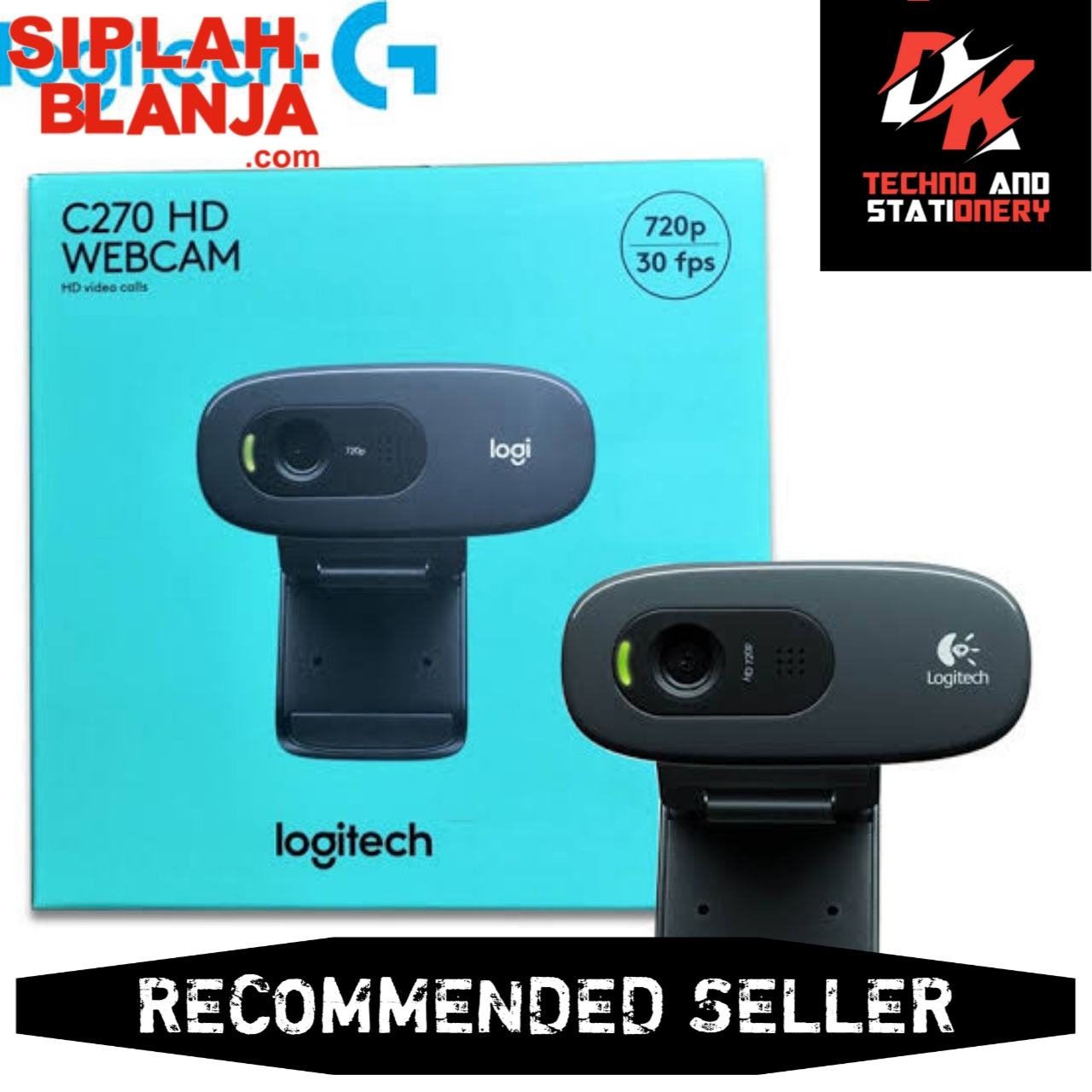 Webcam LOGITECH HD 720P C-Series | SIPLah