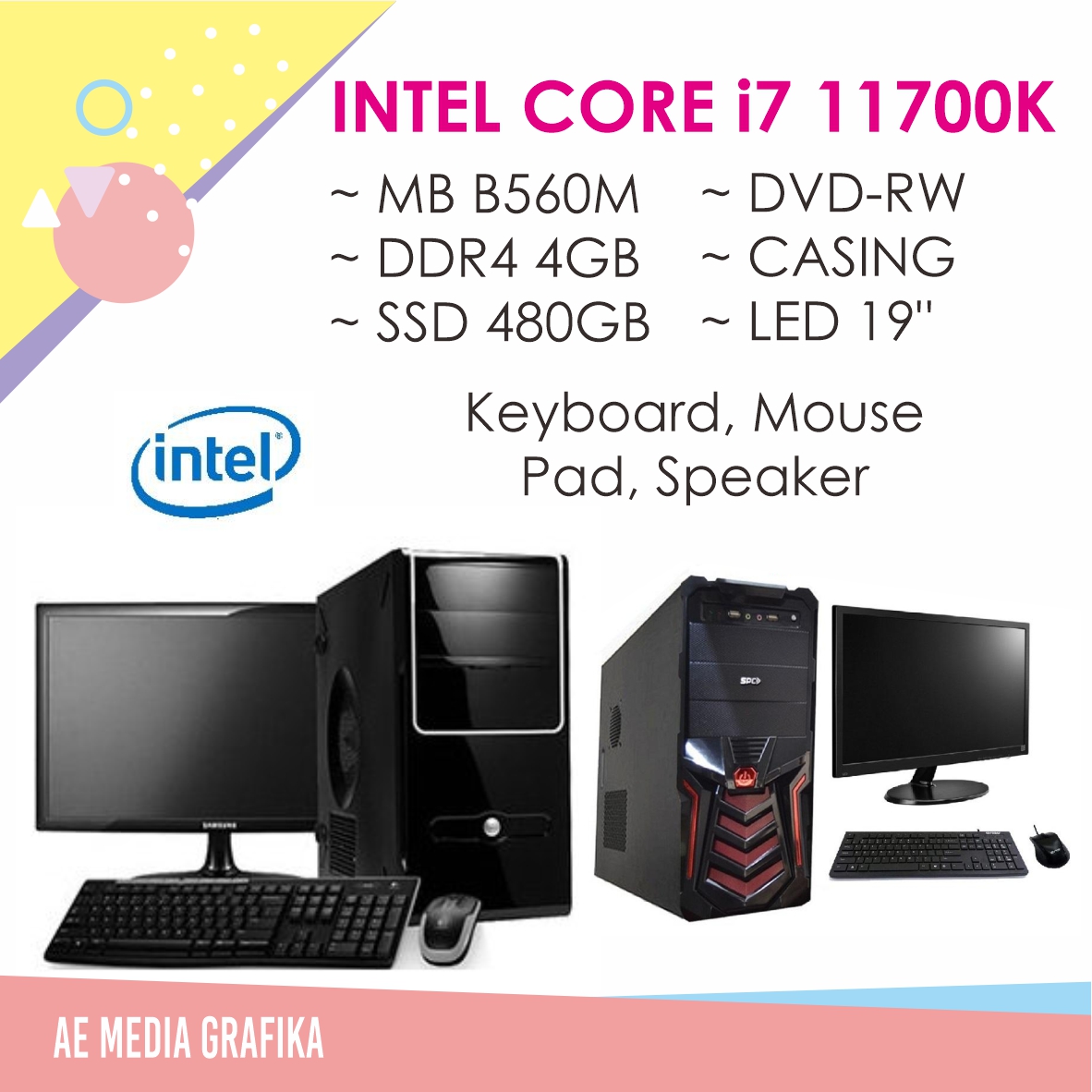 Paket komputer INTEL CORE i7 11700K | SIPLah