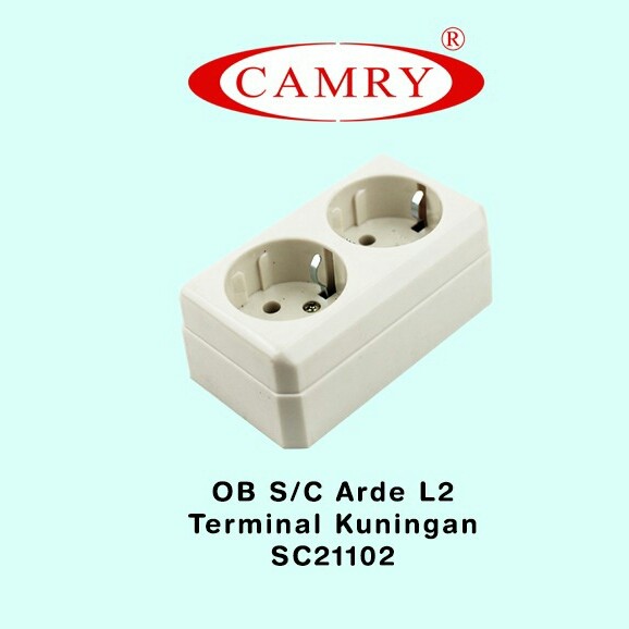 terminal colokan listrik/stop kontak tanpa kabel - 2 LUBANG | SIPLah