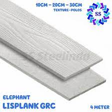 Lisplang GRC Woodplank Polos 20 cm x 4 m | SIPLah
