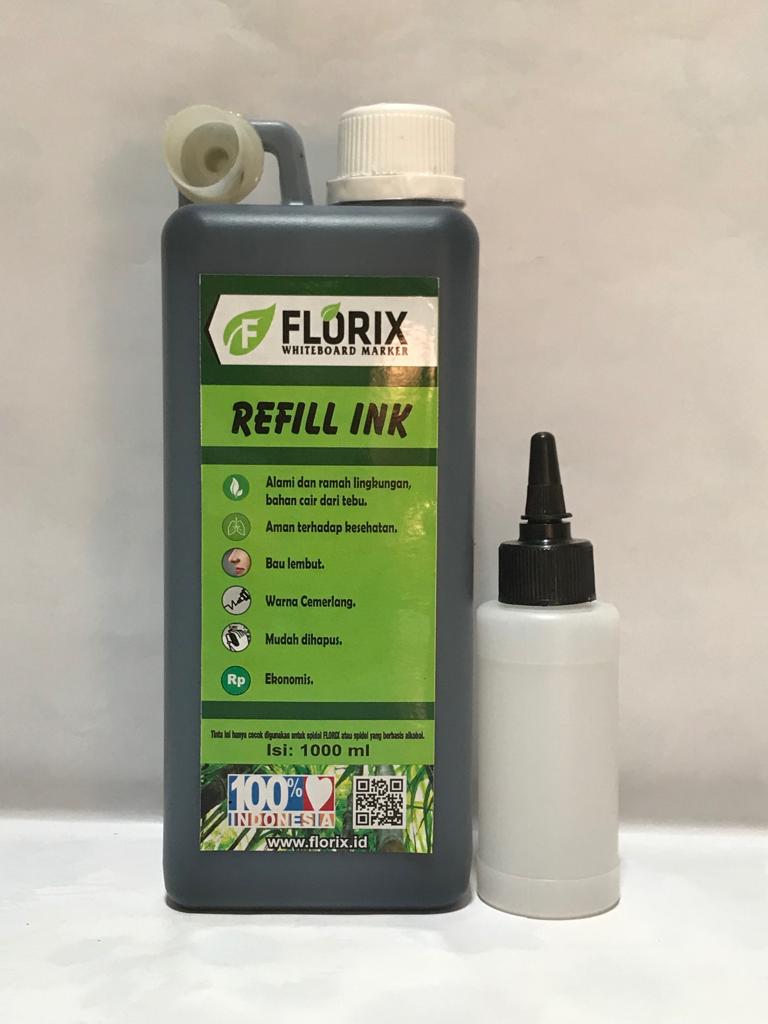 Tinta Refill Spidol Whiteboard Marker Florix 1000 ml | SIPLah