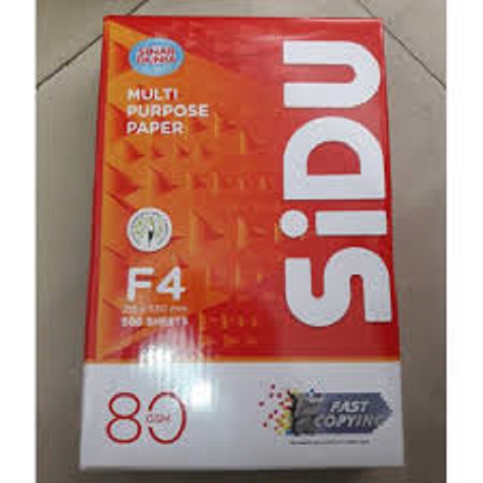 Kertas HVS Folio F4 80 Gram Sinar Dunia SIDU - 1 RIM (500 LBR) | SIPLah