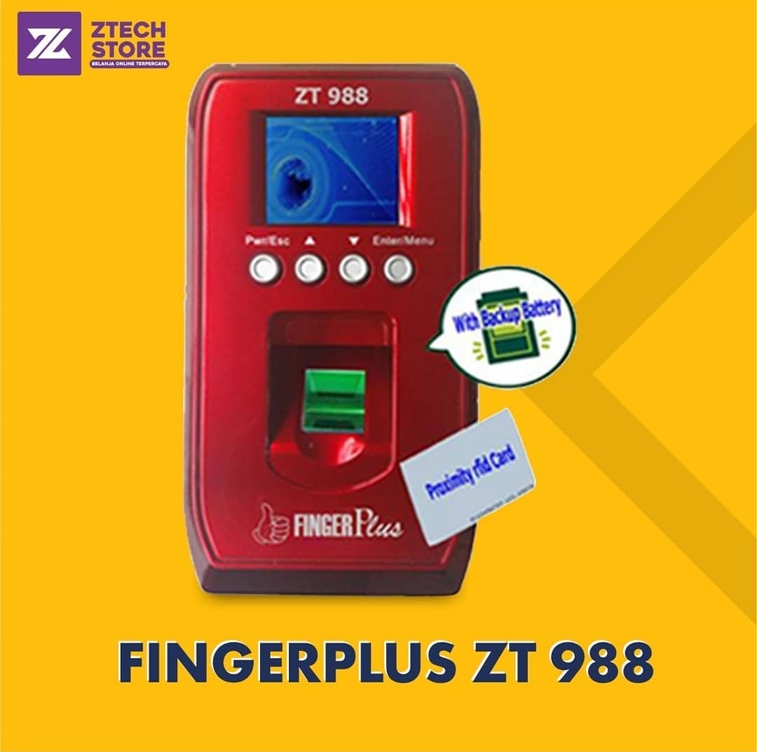 Mesin Absensi FINGERPLUS ZT988 | SIPLah