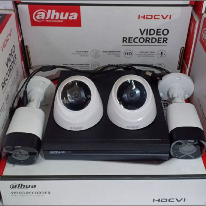 Paket cctv Dahua 4mp 4 ch+ HDD 500gb | SIPLah