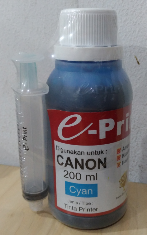 TINTA E-PRINT CANON 200 ML CYAN | SIPLah