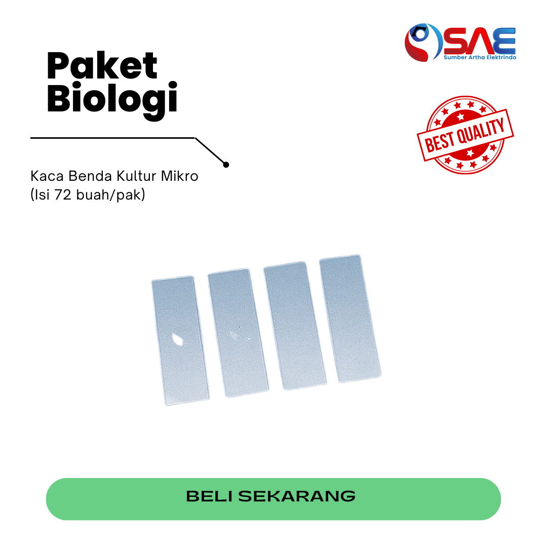 Kaca Benda Kultur Mikro (Isi 72 buah/pak) | SIPLah