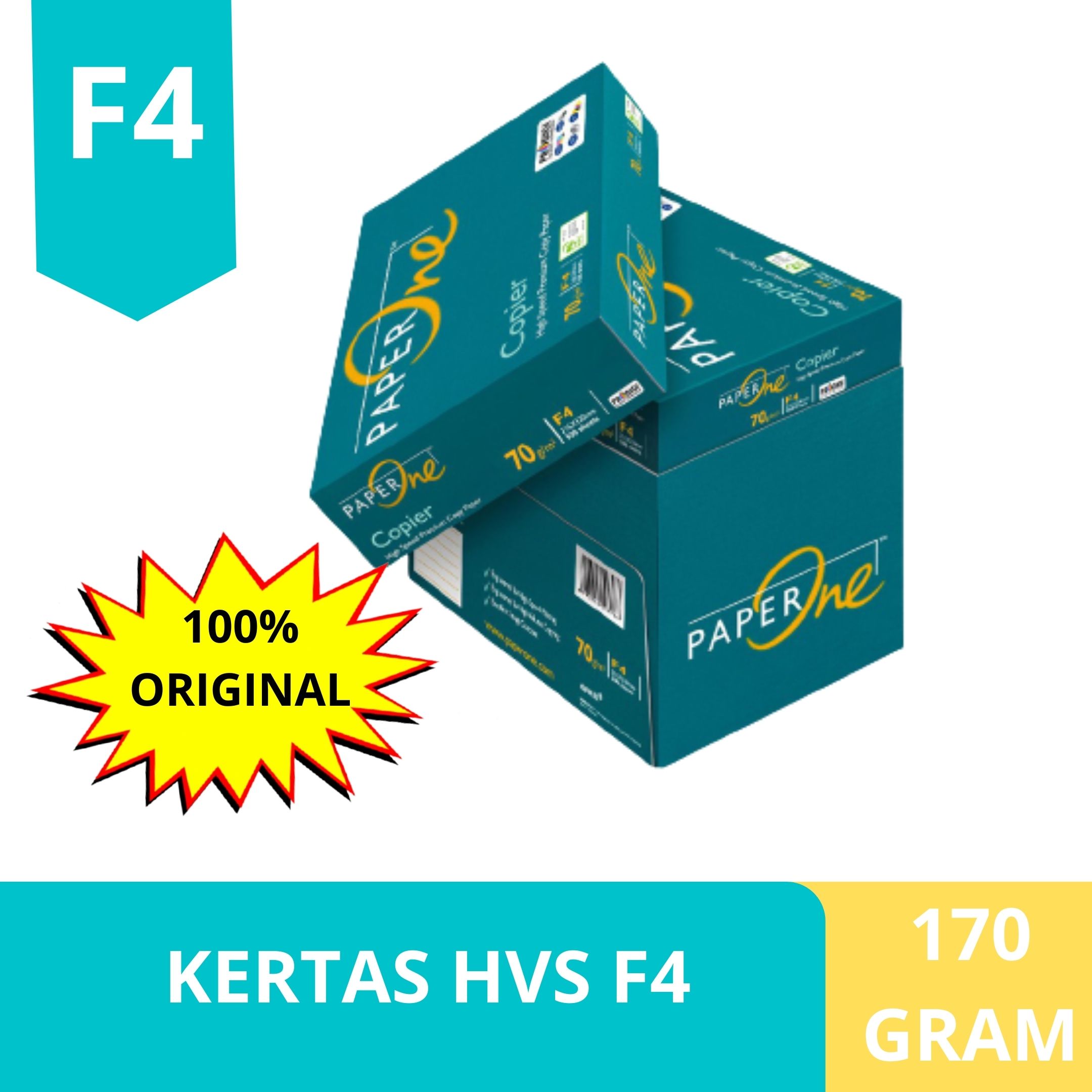 KERTAS HVS F4 PAPER ONE 70 GRAM | SIPLah