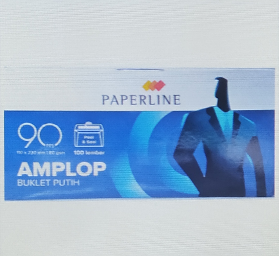 Amplop putih Besar paperline 90 (kabinet) dijual oleh : CV KARYA PURNA ...