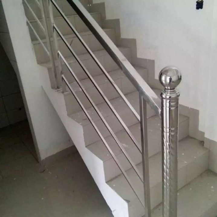 Railing Tangga Hollow Minimalis Stainless Steel | SIPLah