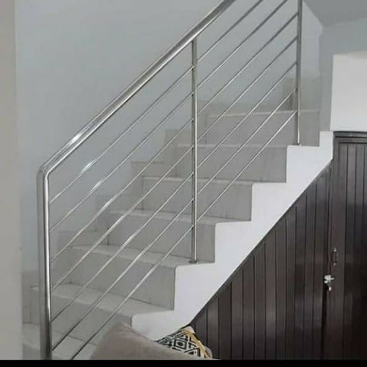 Railing Tangga Hollow Minimalis Stainless Steel | SIPLah