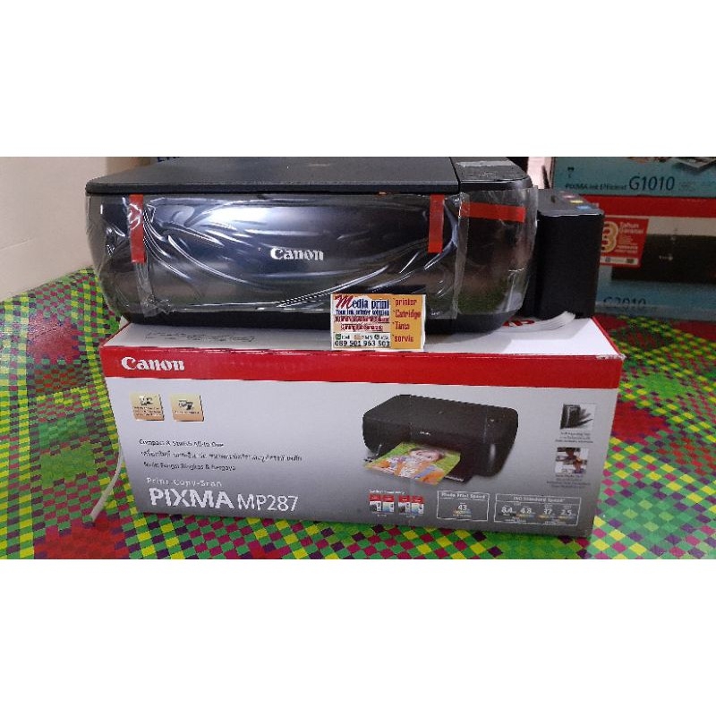 Printer Canon MP287+infus+tinta | SIPLah