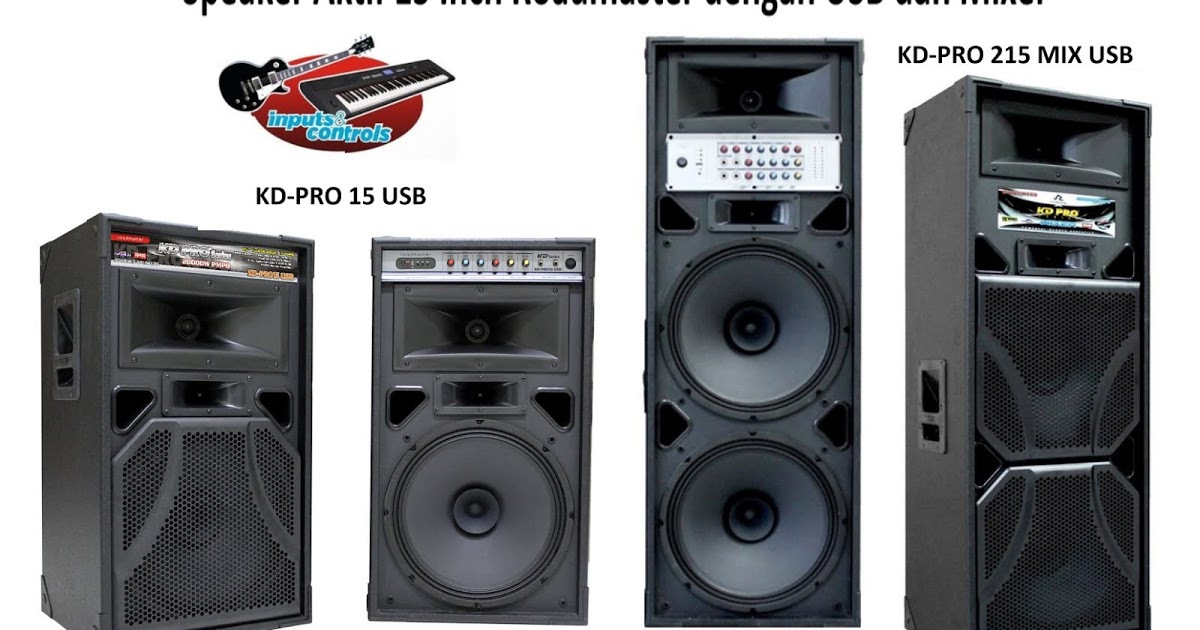 SPEAKER AKTIF ROADMASTER KD PRO 15 MIX USB BLUETOOTH | SIPLah