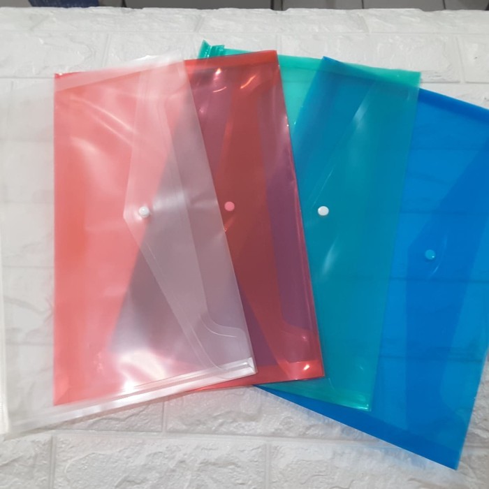 Map plastik bag file kancing 1 | SIPLah