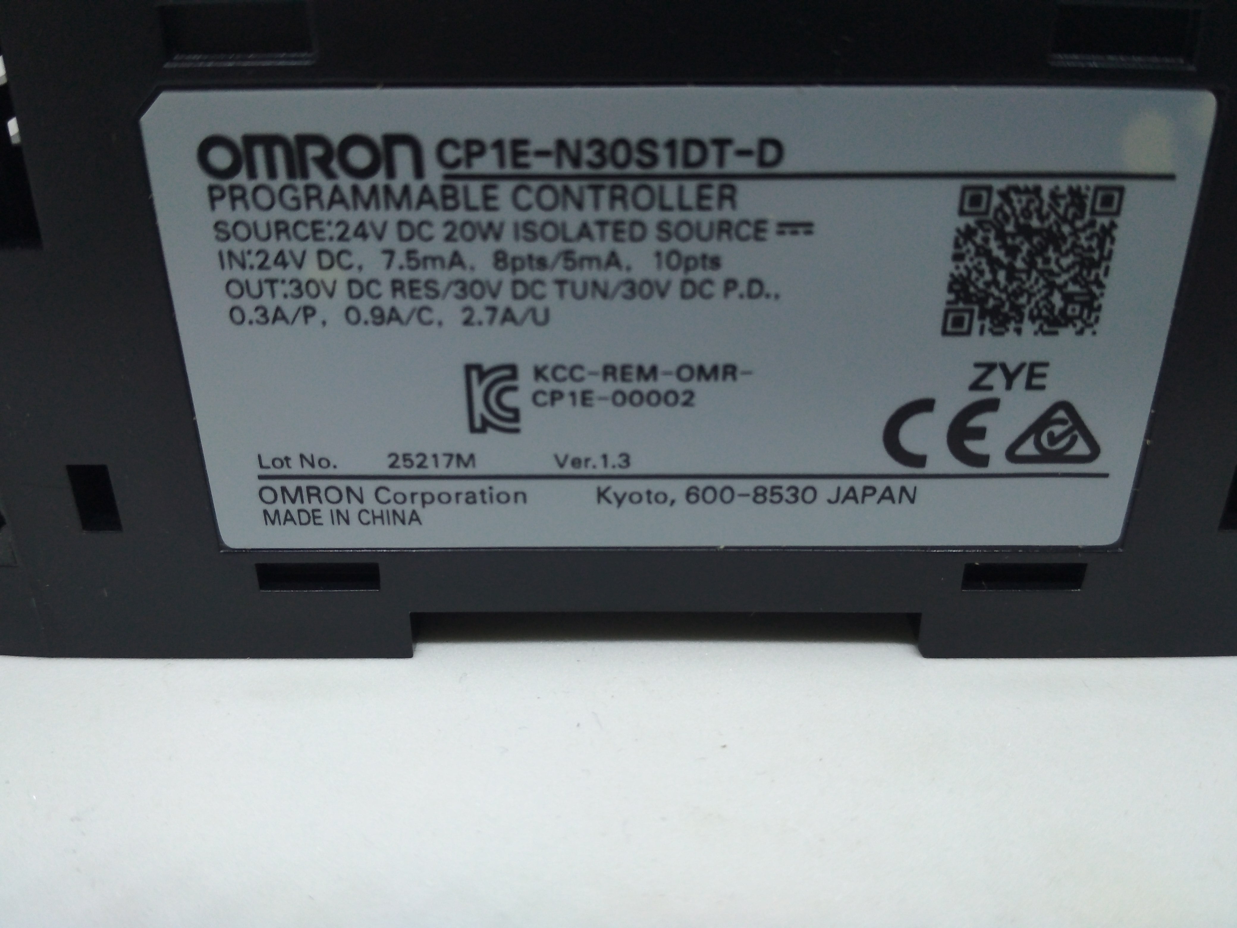 PLC Omron CP1E-N30S1DT-D | SIPLah