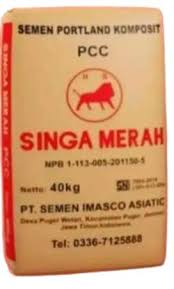 Semen cap singa merah 40kg | SIPLah