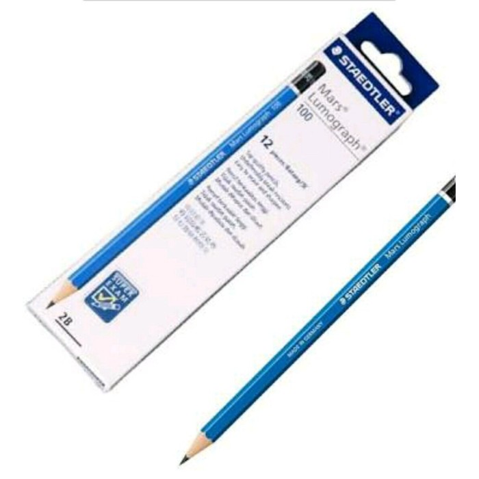 Pensil & Pulpen STAEDTLER MARS LUMOGRAPH 100-2B (akmal galeri) | SIPLah