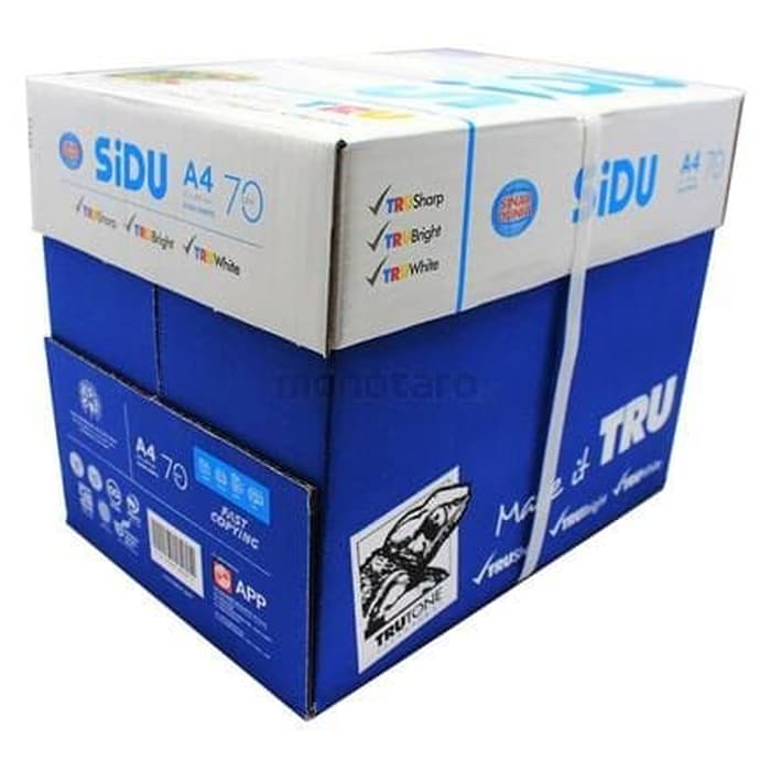 Kertas HVS A4 1 Rim Merk SIDU 70 Gram | SIPLah