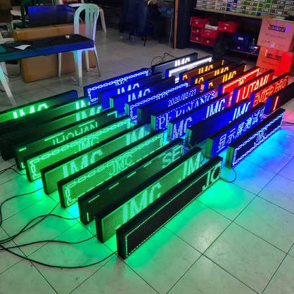 Running text 250cm x 40cm outdoor waterproof | SIPLah