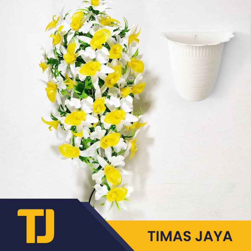 Bunga Plastik + Pot | SIPLah