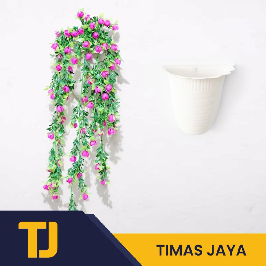 Bunga Plastik + Pot | SIPLah