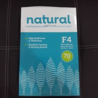 KERTAS F4 NATURAL 70GR 1 RIM | SIPLah