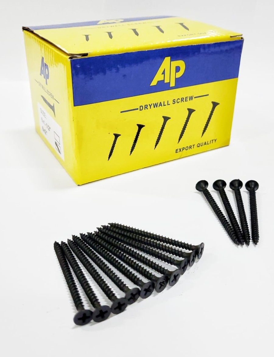 Sekrup Gipsum/Sekrup Baja Hitam AP 1 Inchi | SIPLah