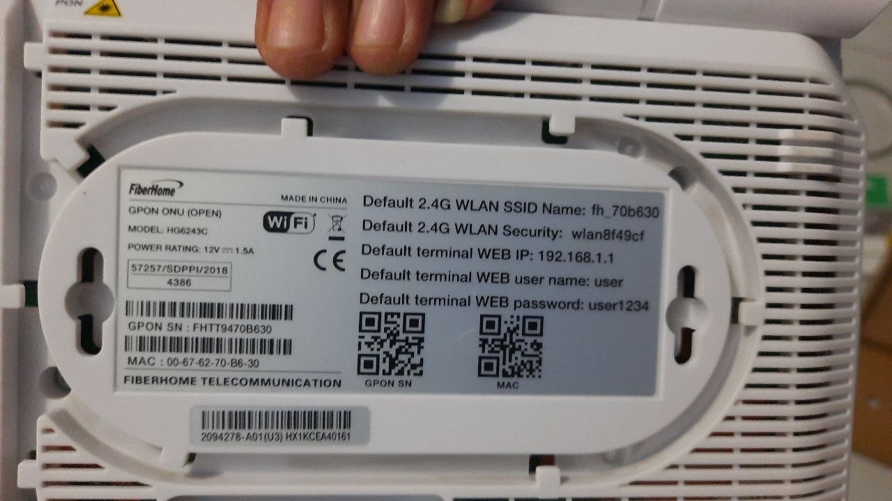 ONT Fiber Home | SIPLah