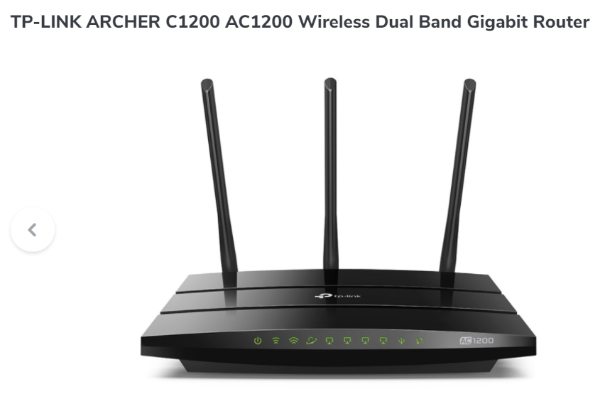 TP-LINK ARCHER C1200 AC1200 Wireless Dual Band Gigabit Router | SIPLah
