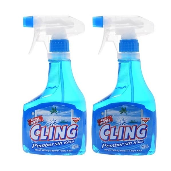 CAIRAN PEMBERSIH KACA CLING BOTOL SPRAY 425 ML GLASS CLEANER | SIPLah