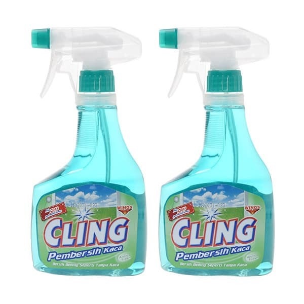 CAIRAN PEMBERSIH KACA CLING BOTOL SPRAY 425 ML GLASS CLEANER | SIPLah