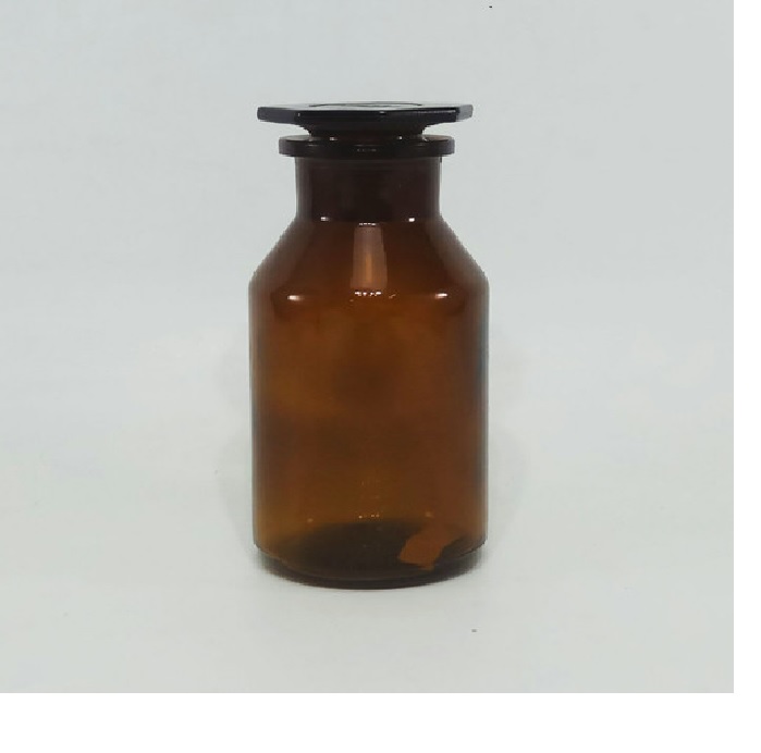 Botol kaca amber wide coklat 500 ml | SIPLah