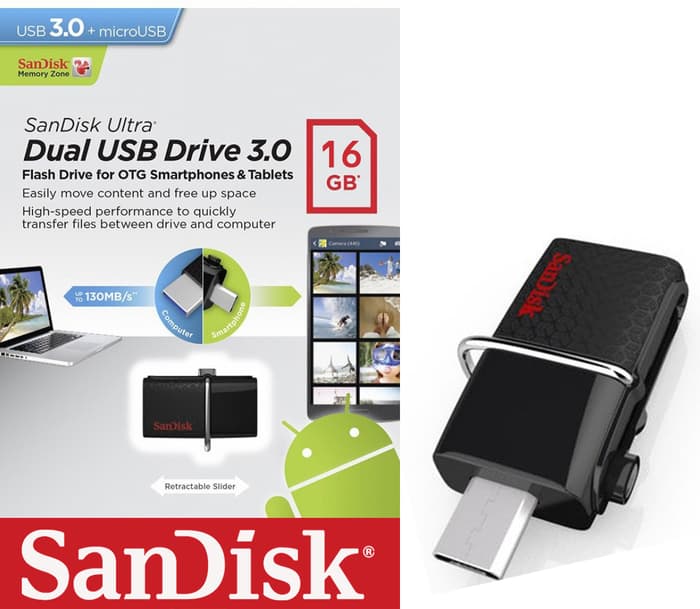 Flashdisk Sandisk 16GB OTG | SIPLah Flashdisk Sandisk 16GB OTG | SIPLah