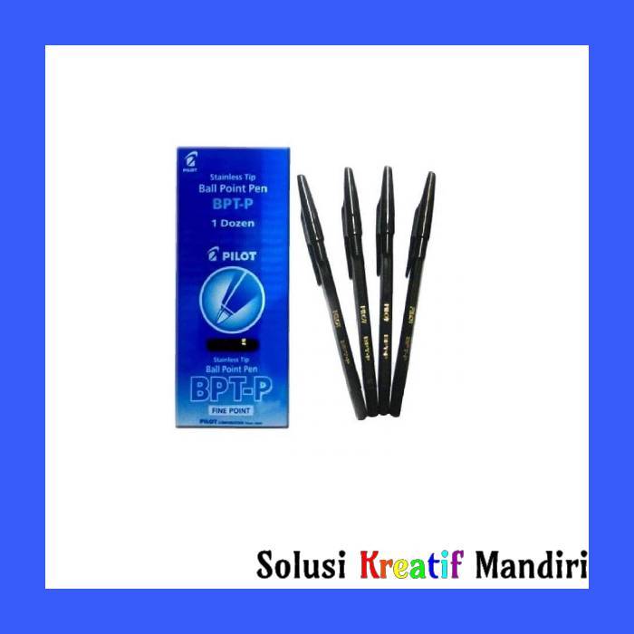 Pena PILOT BPT-P (HITAM, BIRU) HARGA 1 BOX isi 12 pcs | SIPLah