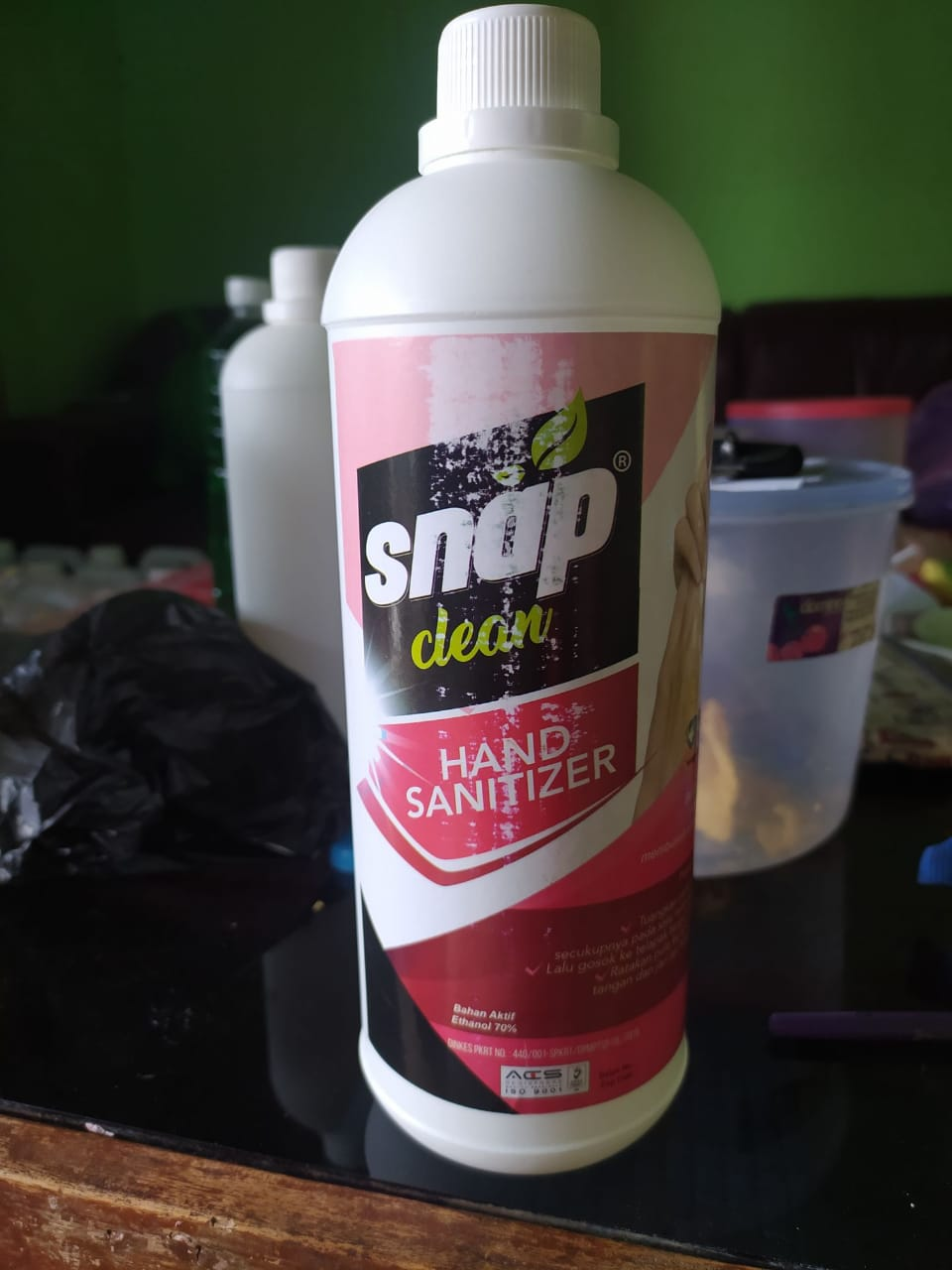 SNAP CLEAN HAND SANITIZER cair 1 Liter | SIPLah