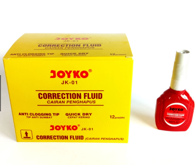 Tipe X JOYKO Correction Pen / Fluid Joyko JK-01 (PACK) | SIPLah Tipe X JOYKO Correction Pen / Fluid Joyko JK-01 (PACK) | SIPLah
