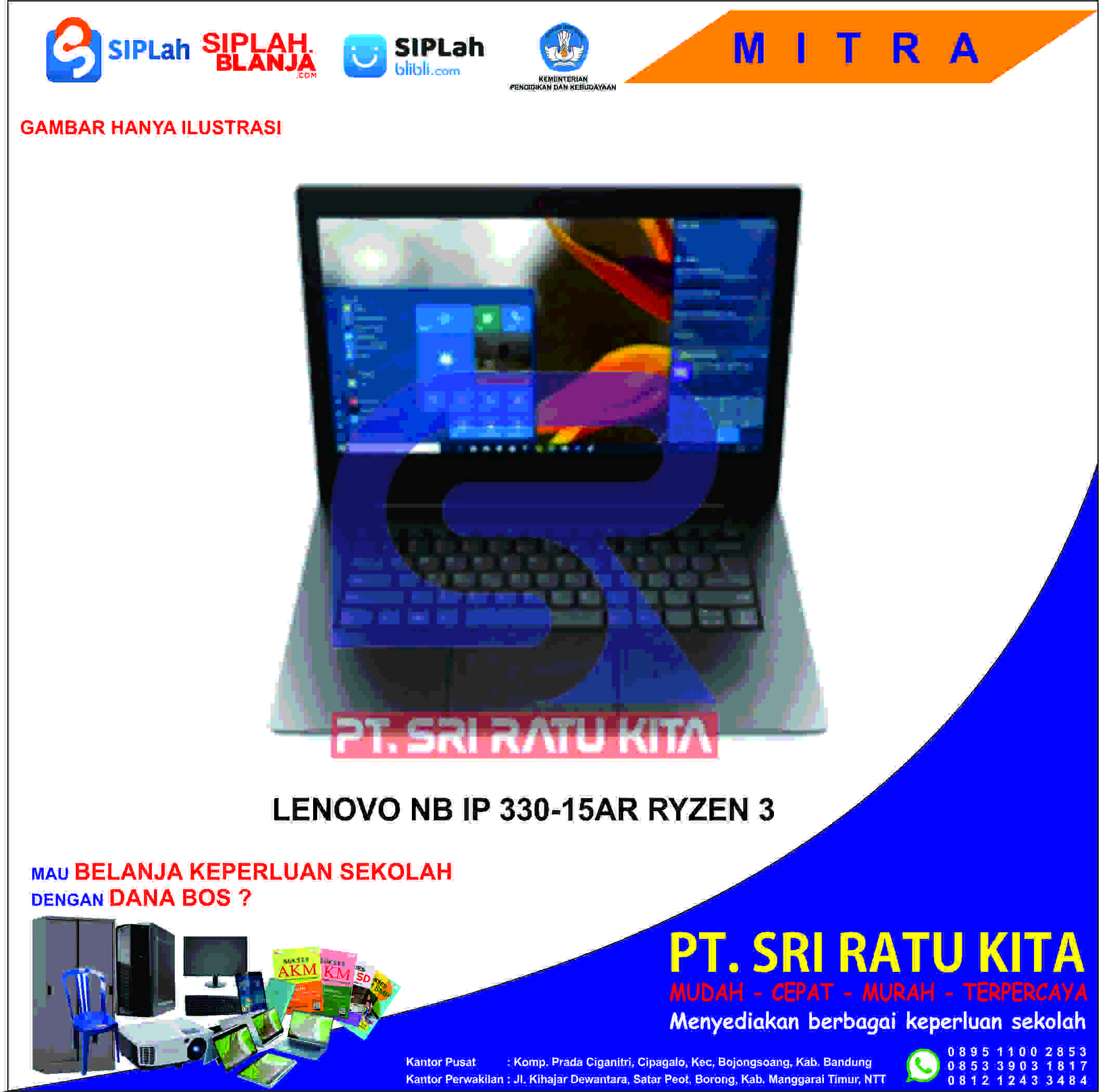 SIPLah Telkom - Belanja Keperluan Sekolah Online Makin Mudah