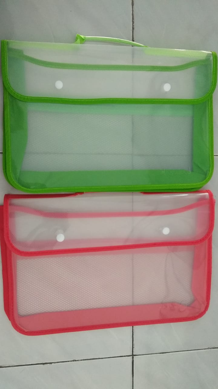 Stop Map tas transparan berkancing | SIPLah