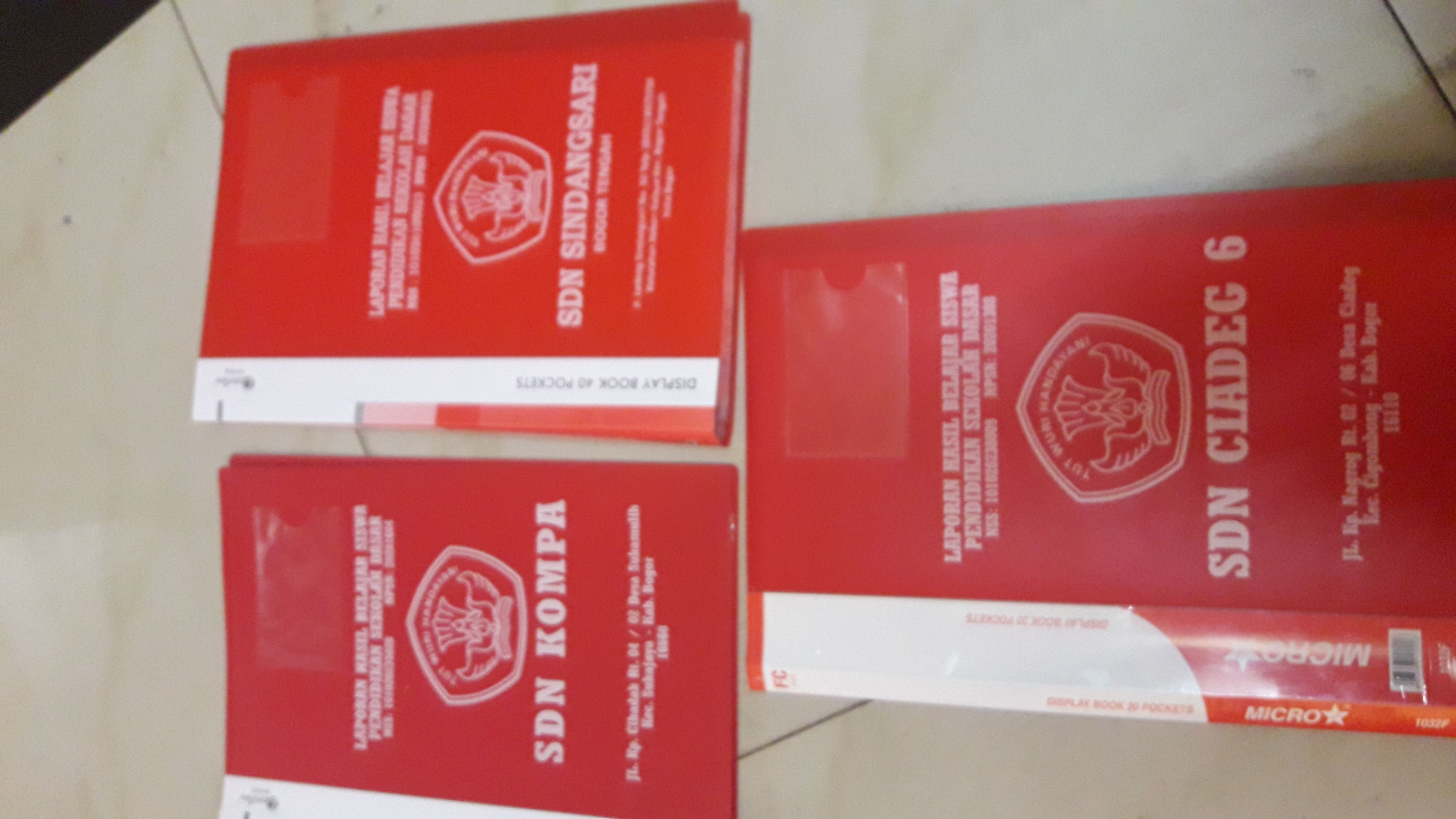 Map raport sablon 20 sheet | SIPLah