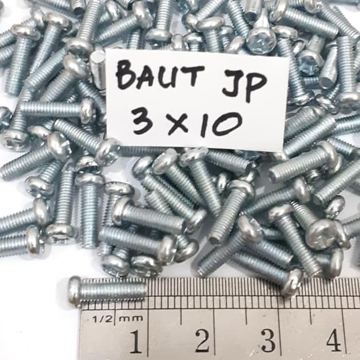 BP-Baut JP 3x10 Per Pcs (Panjang 10mm) | SIPLah