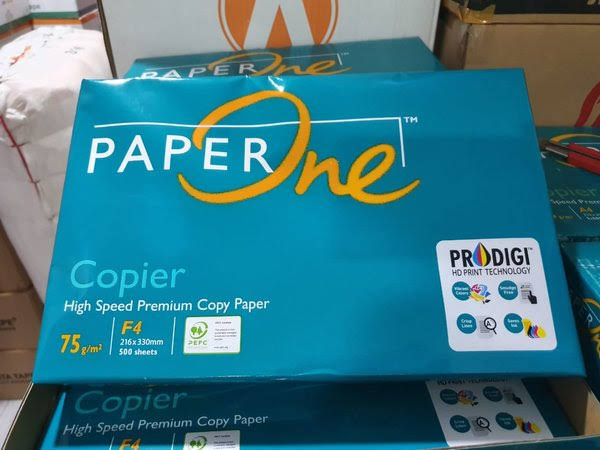 Kertas Hvs F4 75gr Paperone Kertas Fotocopy F4 75gr Paperone Siplah
