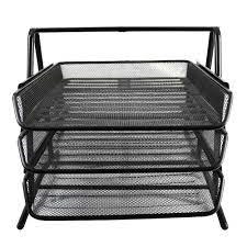 Deli Letter Tray 3 T Metal MEsh no.9181 | SIPLah
