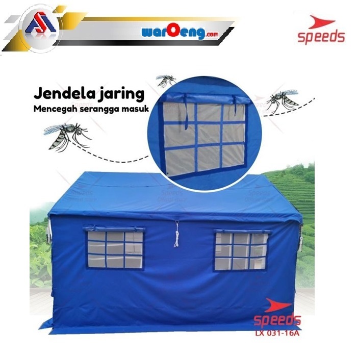 Tenda Pramuka Serbaguna model Speeds 031-16 - 3x4 m | SIPLah