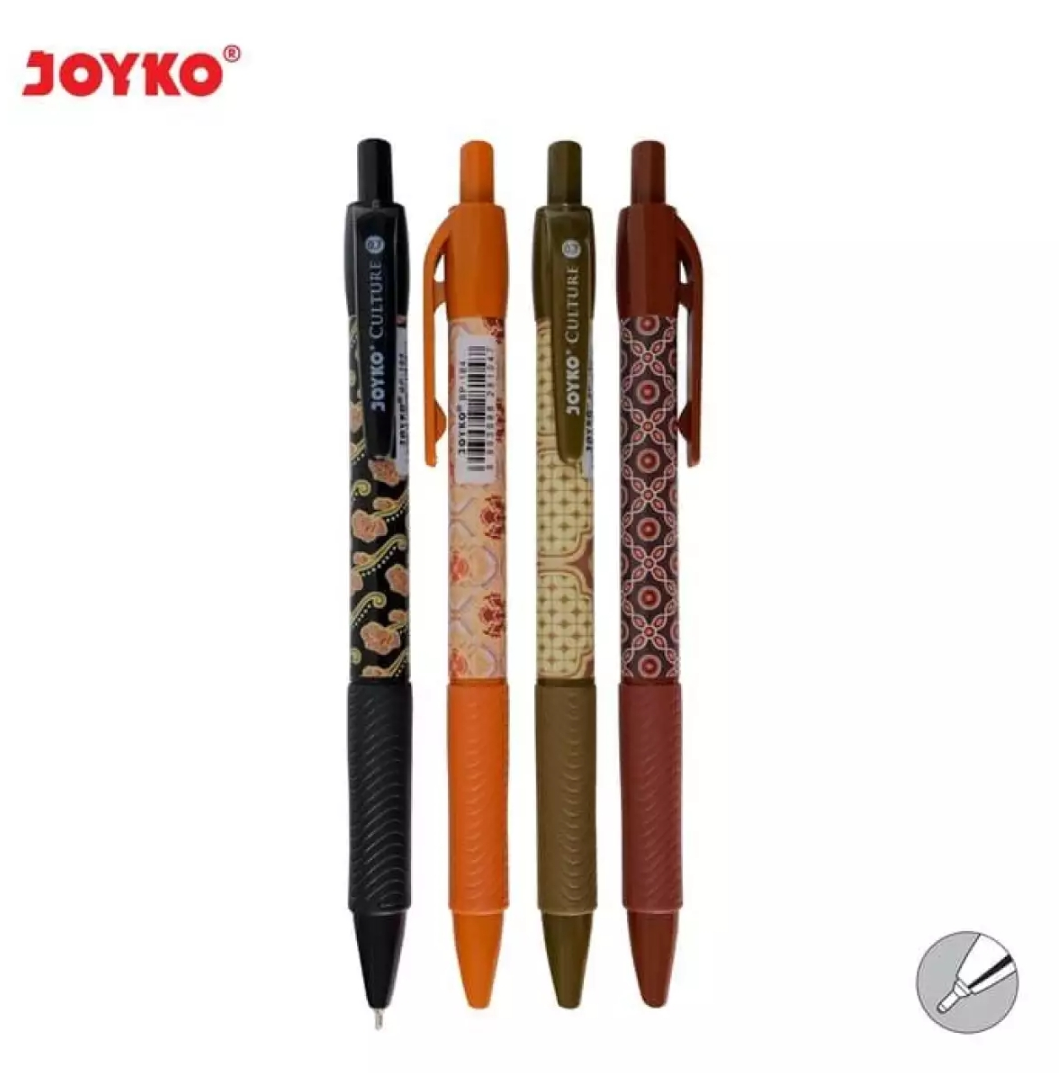 Pulpen/Ballpoint JOYKO BP-184/CULTURE/0,7mm, 1 Box isi 12 pcs | SIPLah